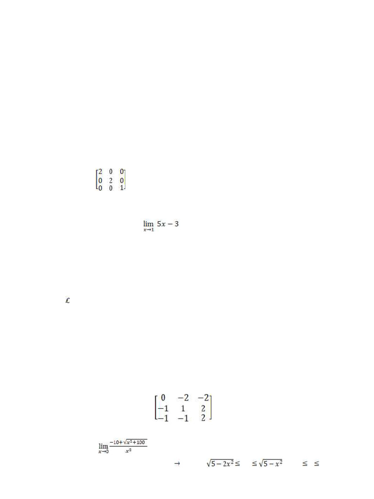 Fundamentals of Mathematics Edited | PDF | Matrix (Mathematics) | Equations