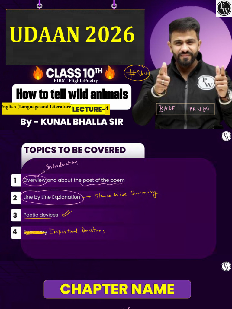 First Flight Poetry 04 Class Notes PDF | PDF