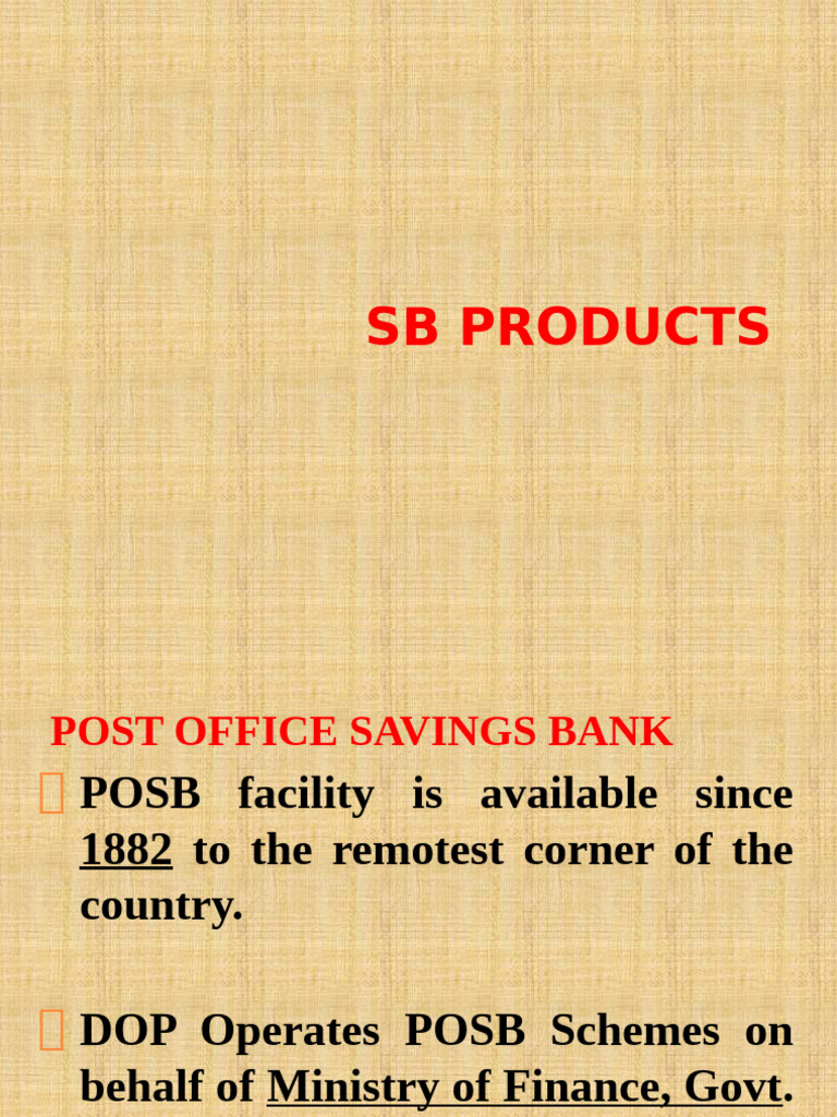 Overview of POSB Account Schemes | PDF | Deposit Account | Interest