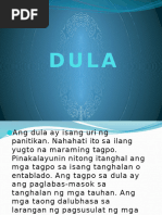 Ano Ang Dula | PDF