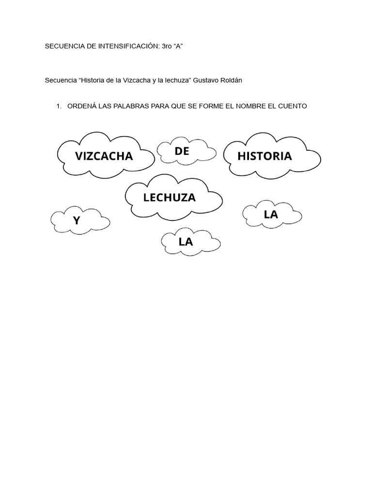 SECUENCIA DE INTENSIFICACIÓN - 3ro "A" | PDF