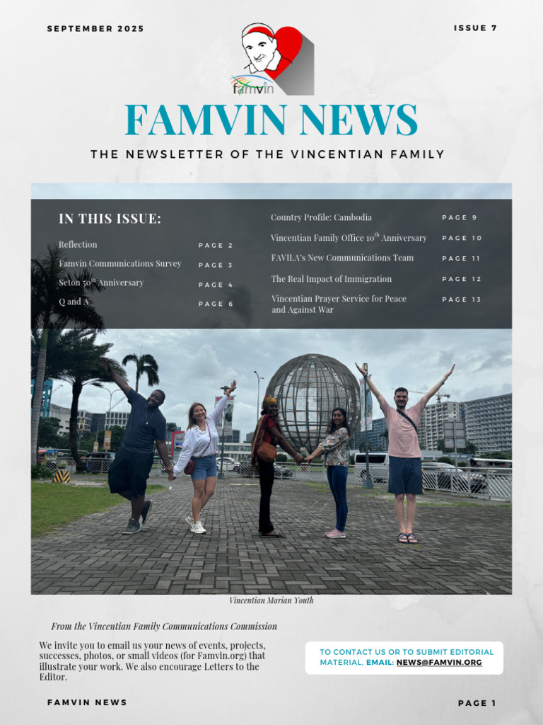 (ENGLISH) The Newsletter of Famvin - Issue 7 | PDF