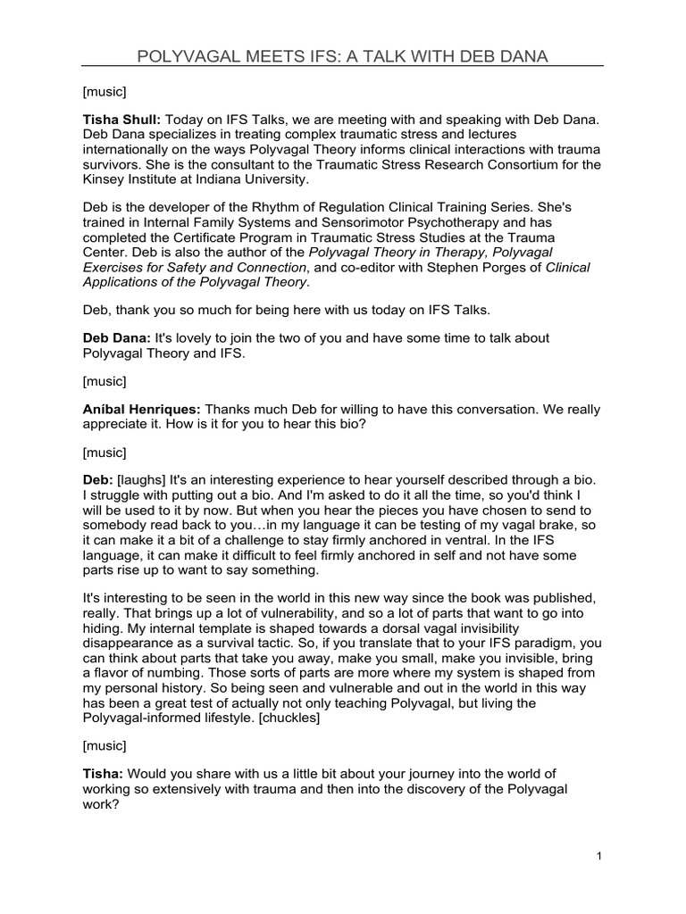 Deb Episode 23july2020 | PDF | Psychological Trauma | Neuroscience