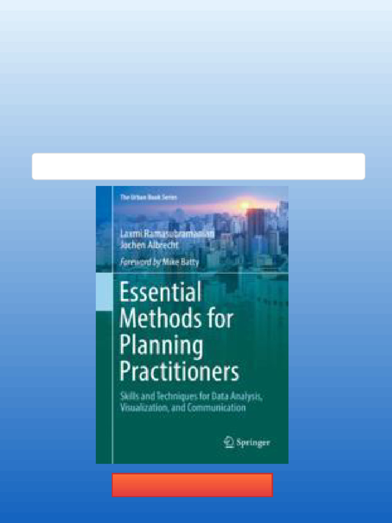 Essential Methods for Planning Practitioners : Skills and Techniques ...