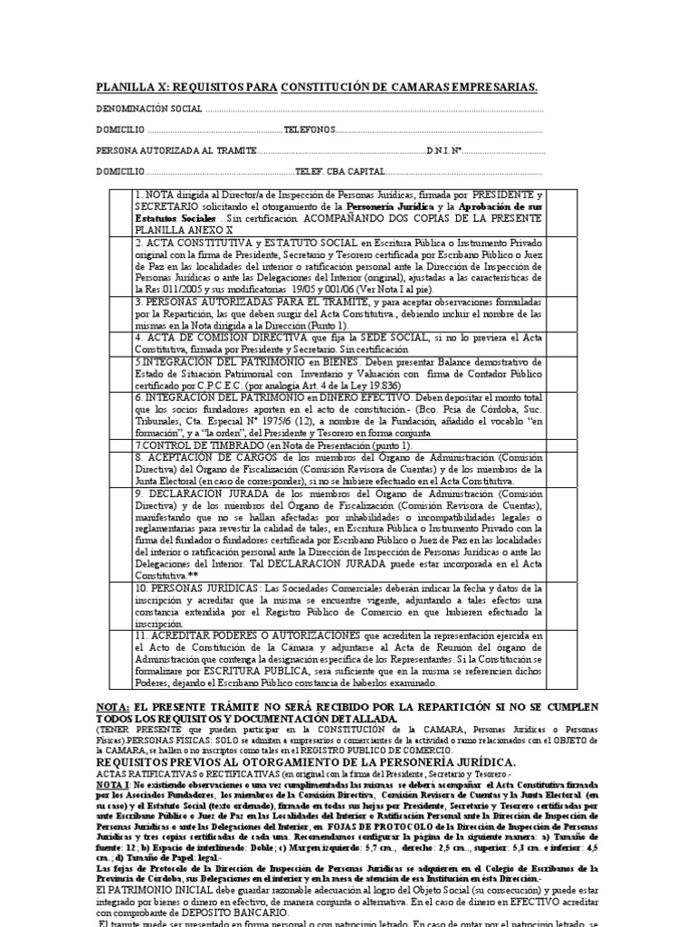 Planilla de La Camara de Comercio | PDF | Ley común | Instituciones ...