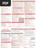 Stata Commands Cheat Sheet | PDF