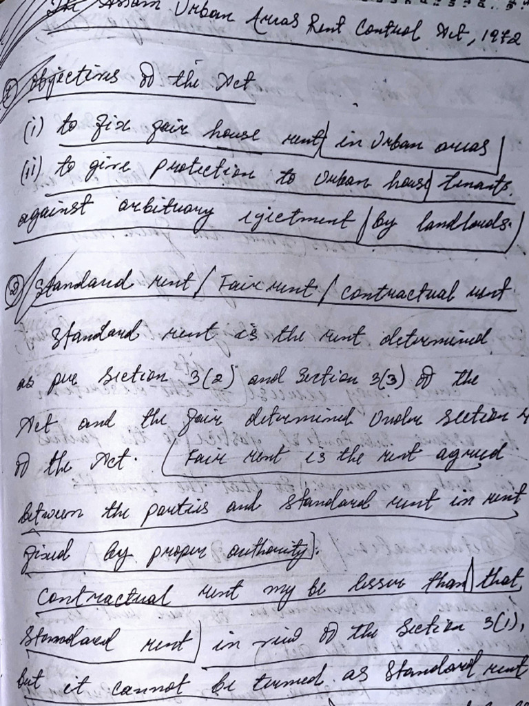 Assam Urban Areas Rent Control 1972 | PDF