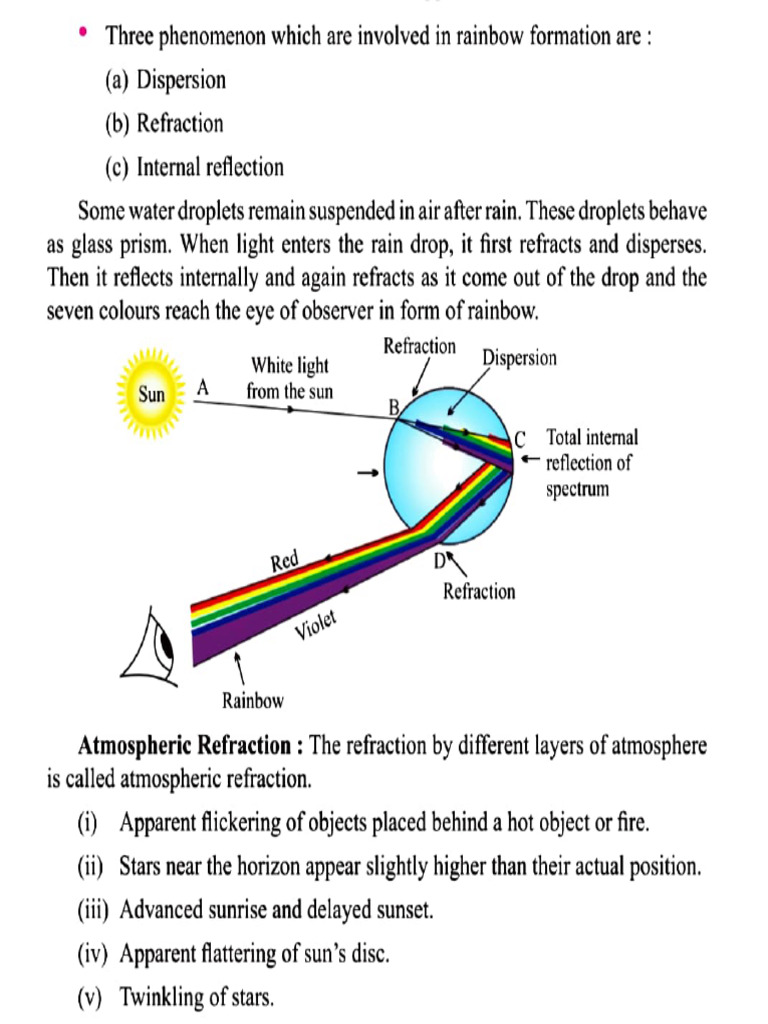 Atmospheric Refraction | PDF | Sunset | Refraction