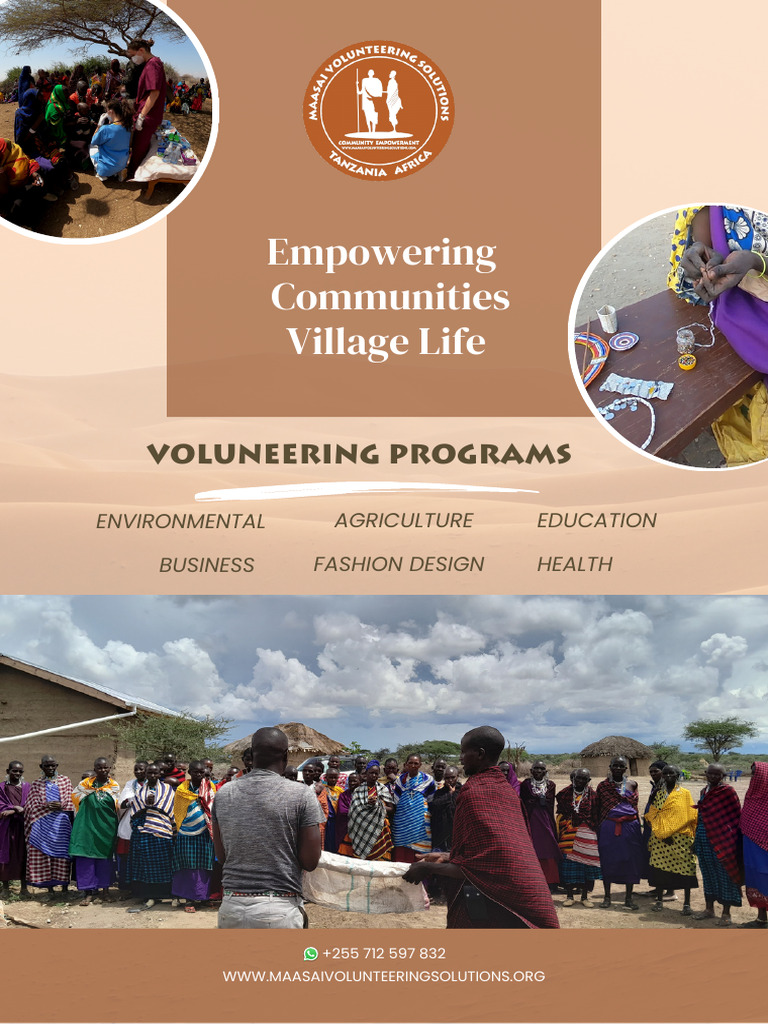 Volunteer Programs in Maasai Lands | PDF | Agriculture | Natural ...