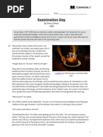 Examination Day by Henry Slesar | PDF | Mystery, Thriller & Crime Fiction