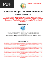 Circular - TNSCST - Student Proejct Proposals 2025 | PDF