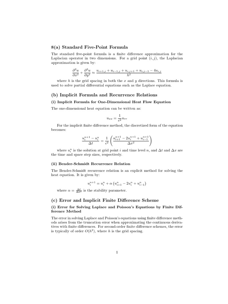 Numerical Analysis II | PDF | Physics | Computational Science
