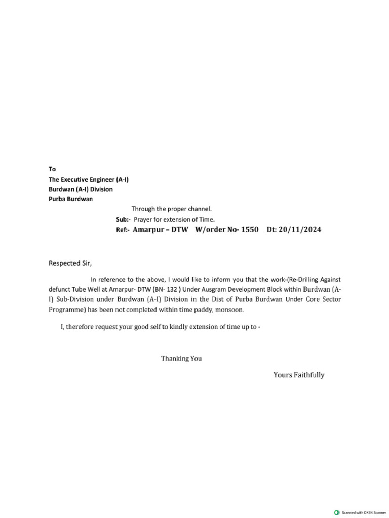 Amarpur Time Ext | PDF