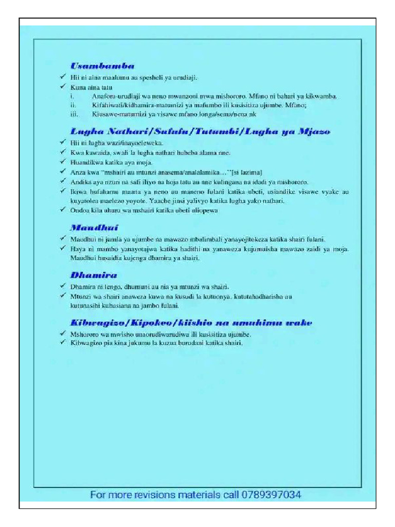 Ushairi | PDF