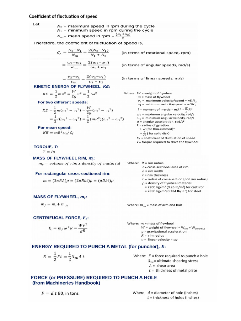 Coefficient of Fluctuation of Speed | PDF