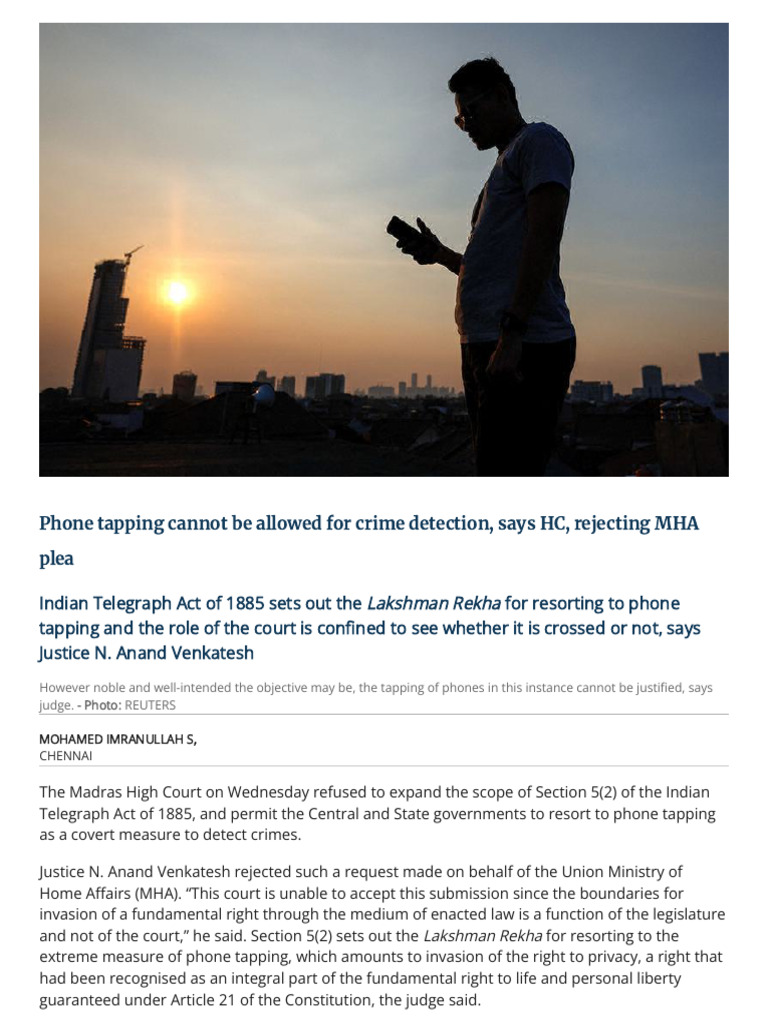 The Hindu E-Paper Document | PDF | Supreme Court Of India | Political Law