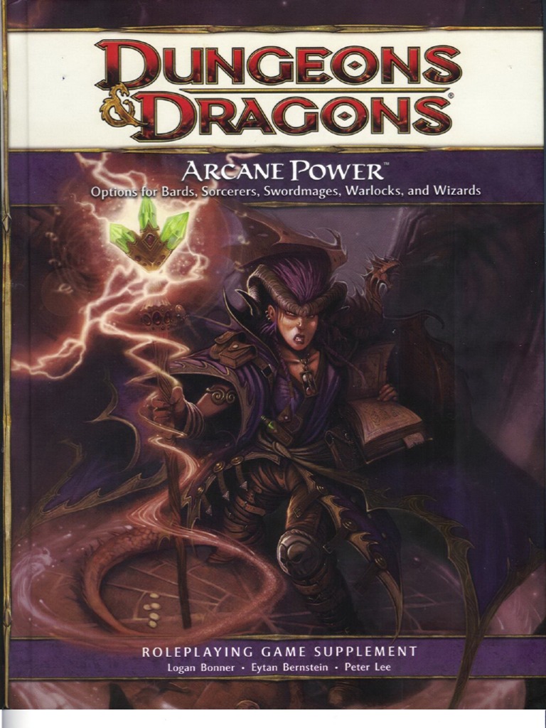 Arcane Power | PDF | Dungeons & Dragons | Magician (Fantasy)