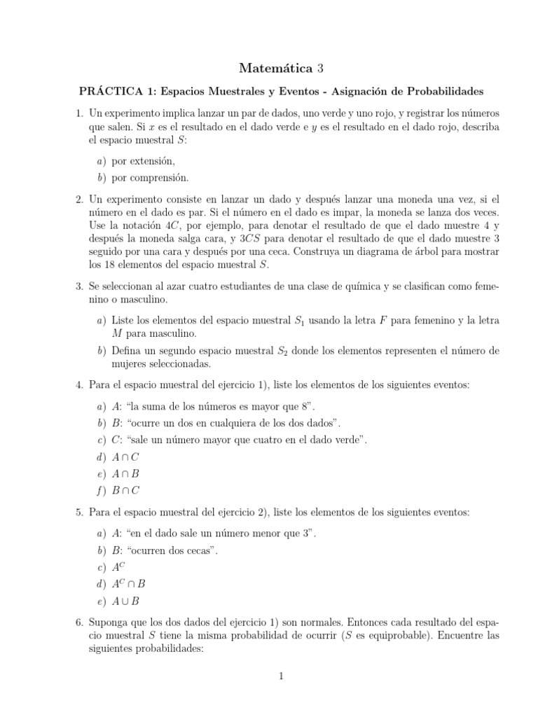 TP1 2025 | PDF | Probabilidad | Teoría de probabilidad