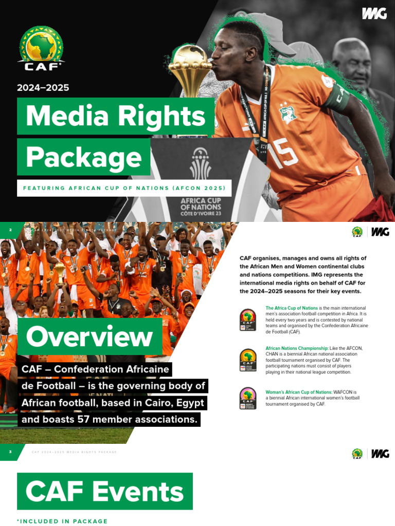 AFCON 2025 Marketing Materials 4sept20248 | PDF | Team Sports ...
