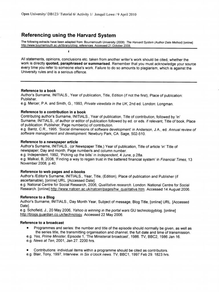 Referencing | PDF | Communication | Mass Media