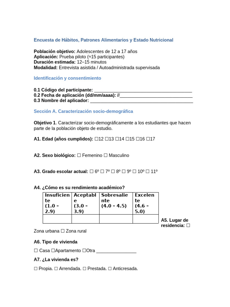 Encuesta | PDF | Refresco