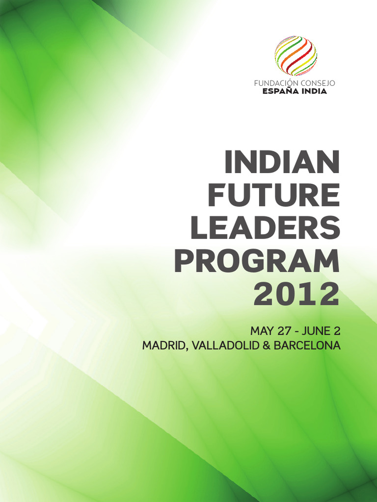 Spain-India Future Leaders Program 2012 | PDF