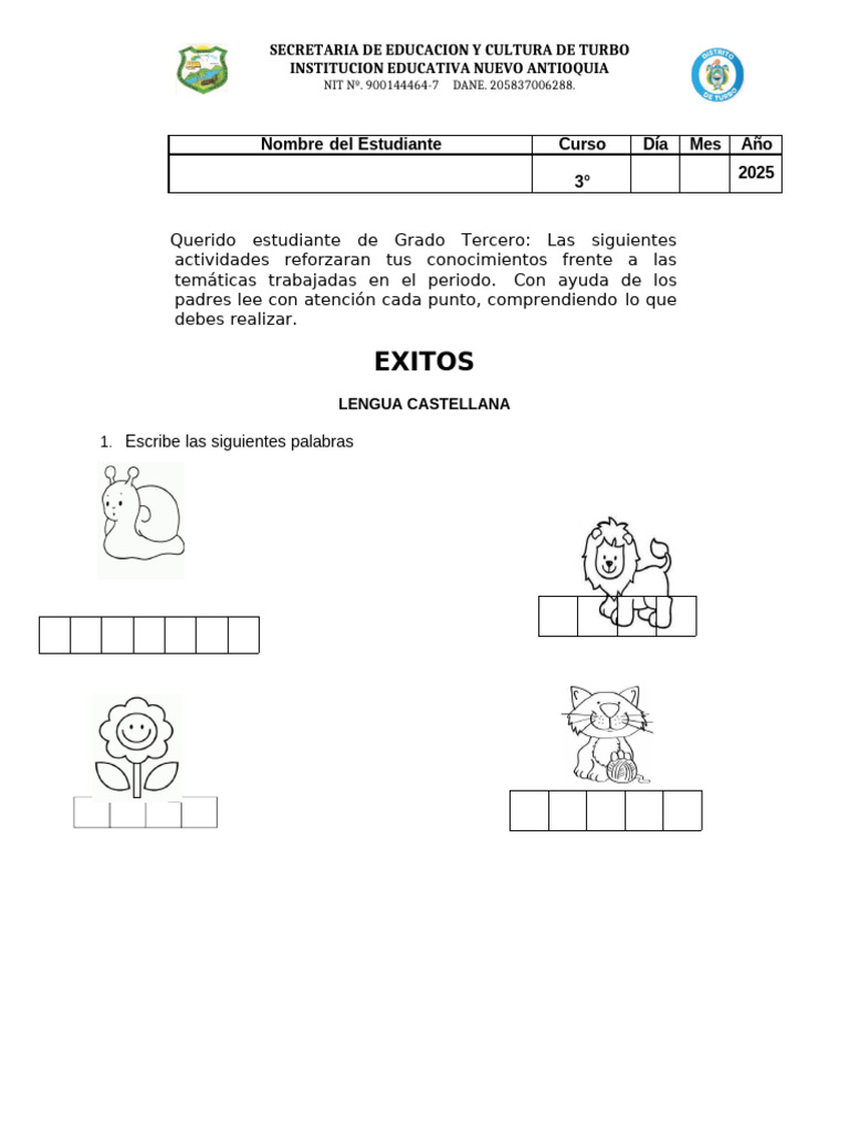 Taller Lenguaje 3 | PDF | Lingüística