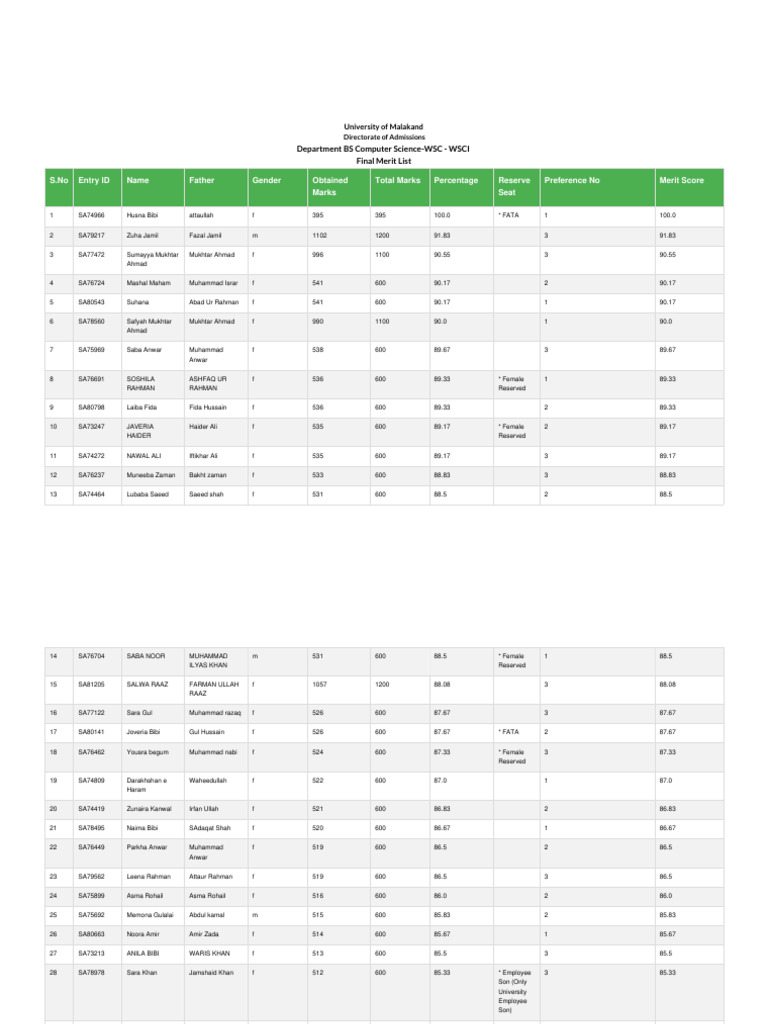 (FILE) Department BS Computer Science | PDF