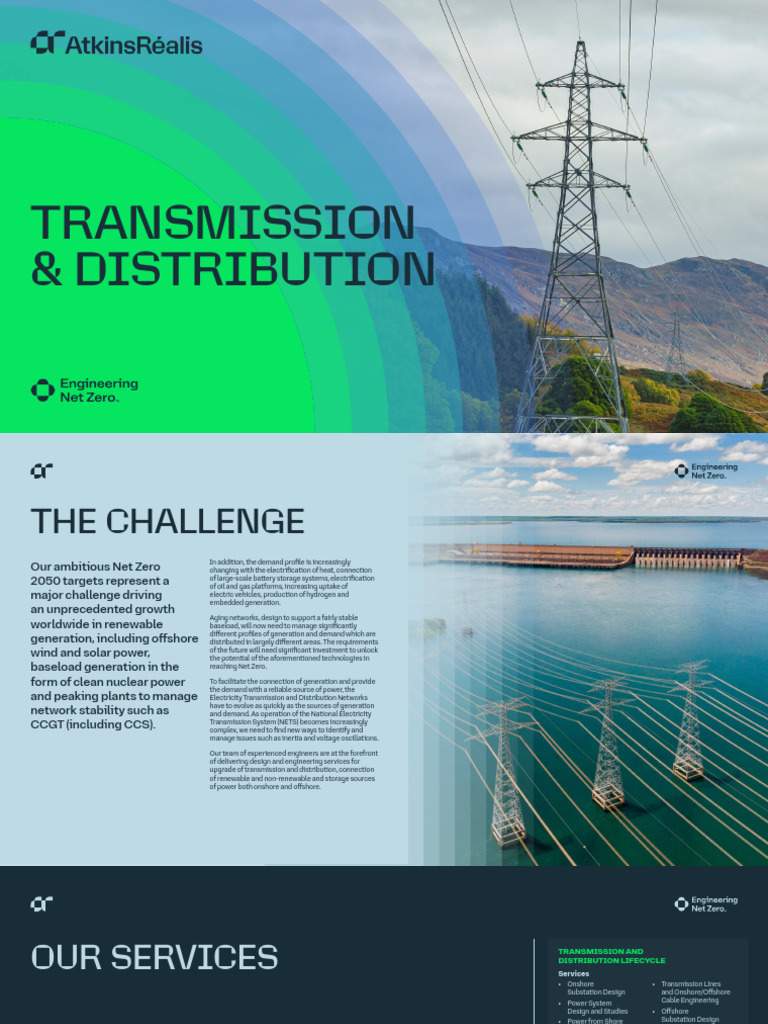 Engineering Net Zero Transmission and Distribution | PDF | High Voltage ...