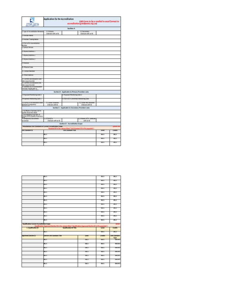 Application Form - Renewal | PDF