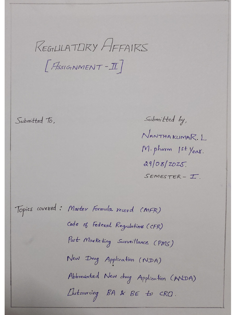 Ra MFR, CFR, PMS | PDF