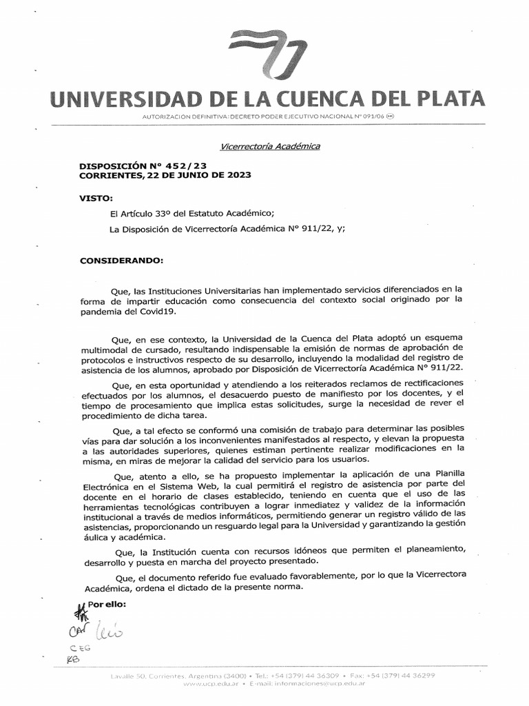 Dispo 452 - 23 | PDF