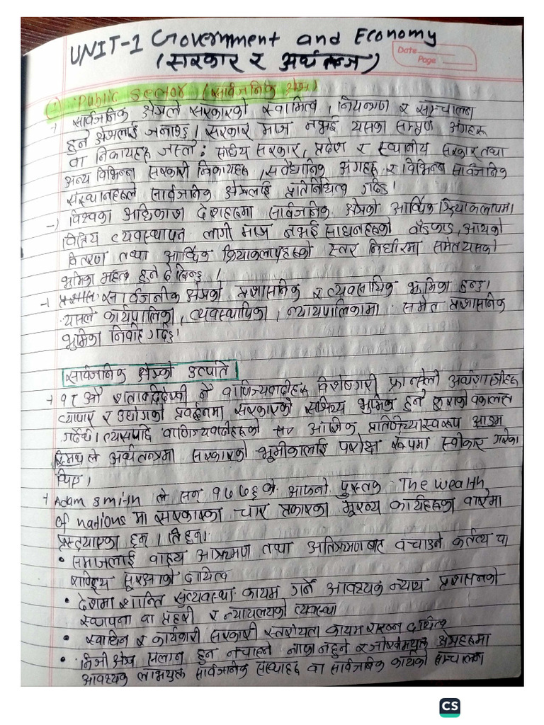 Unit 1 (Government and Economy) | PDF