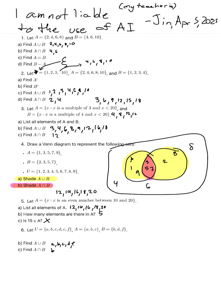 Maths Class 11 | PDF