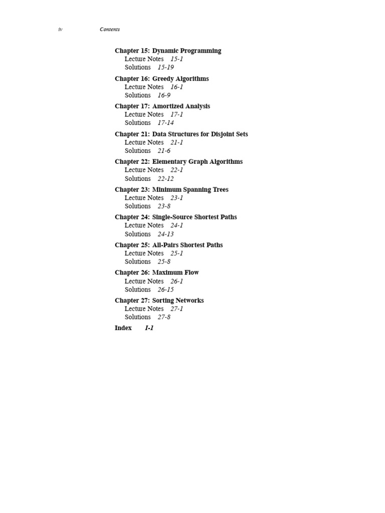 Cormen Lin Lee-Introduction To Algorithms (Solutions) - En-4 | PDF
