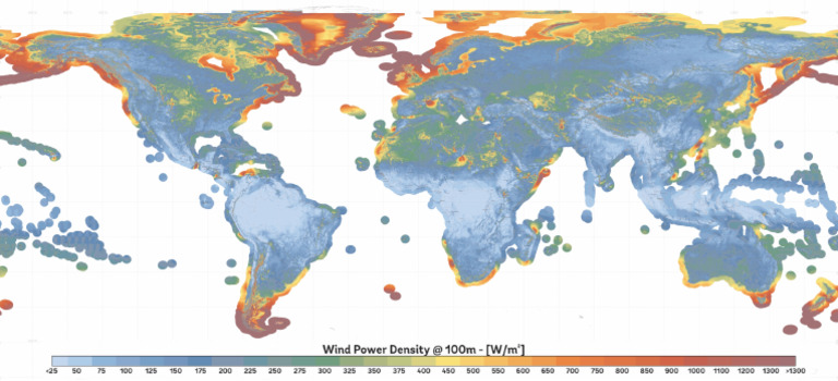 Wind Power Density World | PDF