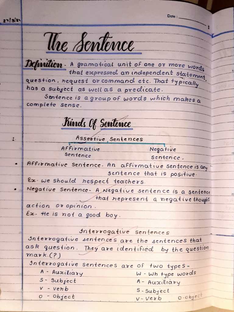 Understanding Sentence Types and Structures | PDF
