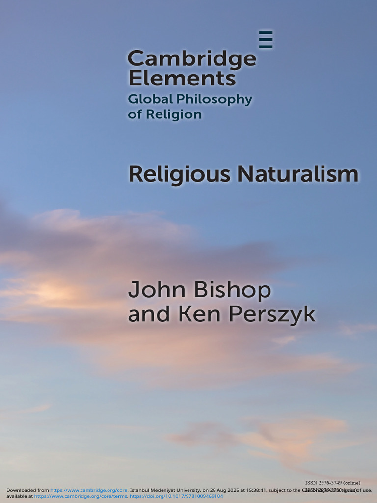 Religious Naturalism | PDF | Naturalism (Philosophy) | Reality