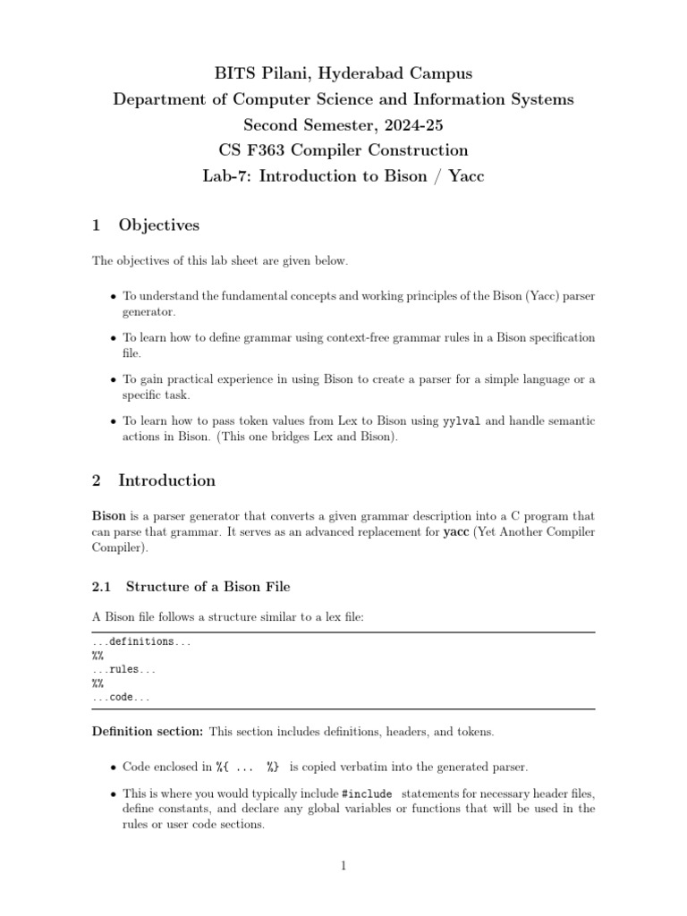 Lab Sheet 7 | PDF | Parsing | Computing