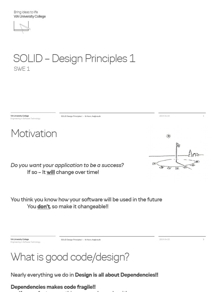 SOLID - Design Principles 1 | PDF | Class (Computer Programming ...
