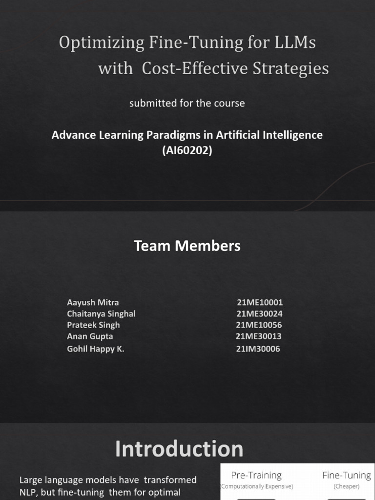 Cost-Effective Fine-Tuning of LLMs | PDF | Computing | Cognition
