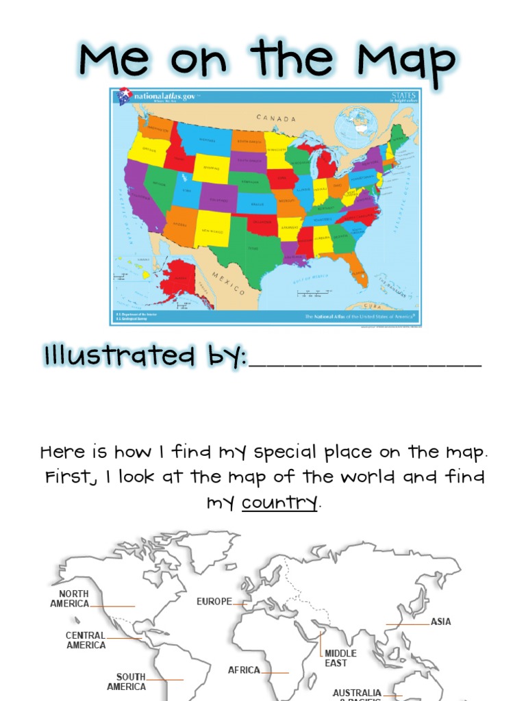Me on the Map Activity Template | PDF