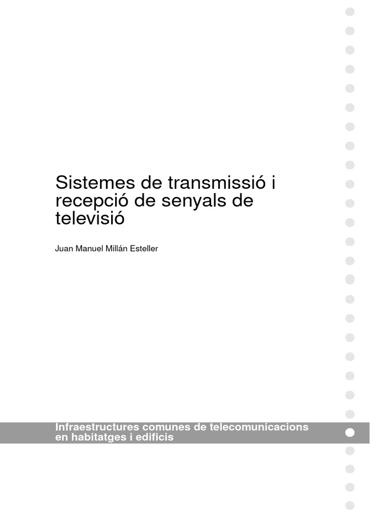 TEMA 1 RETOCAT SISTEMES DE TRANSM I RECEP SENY TV FP - Iea - m04 - U1 | PDF