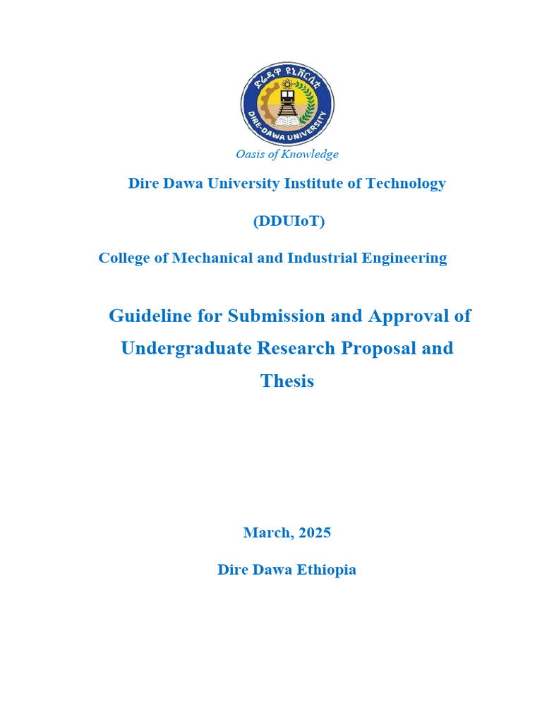 BSC Thesis & Proposal Guideline Final 2025 | PDF | Thesis | Hypothesis