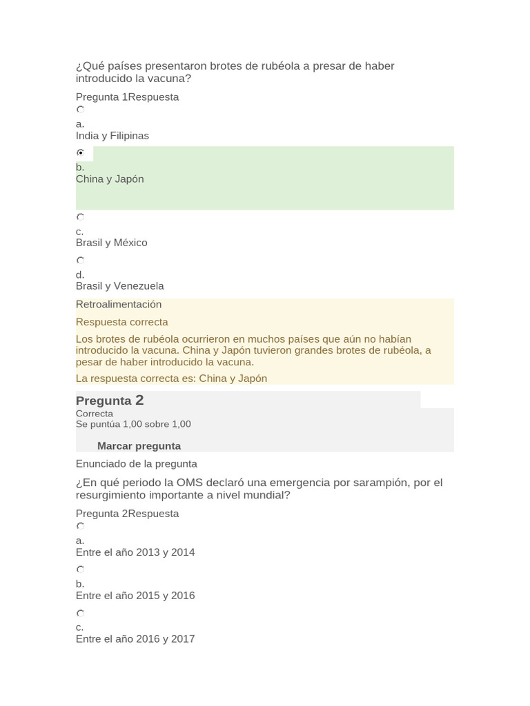 Qué Países Presentaron Brotes de Rubéola A Presar de Haber Introducido ...