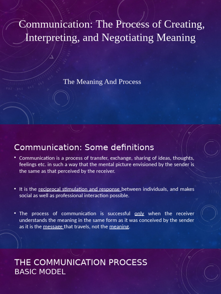 Understanding the Communication Process | PDF | Communication | Code