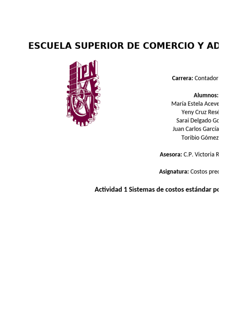 U5A1 | PDF | Producción y fabricación