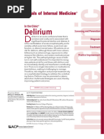 FINAL 4AT Assessment For Delirium | PDF | Dementia | Medicine