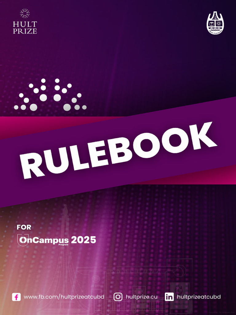 HPCU25 Official Rulebook | PDF