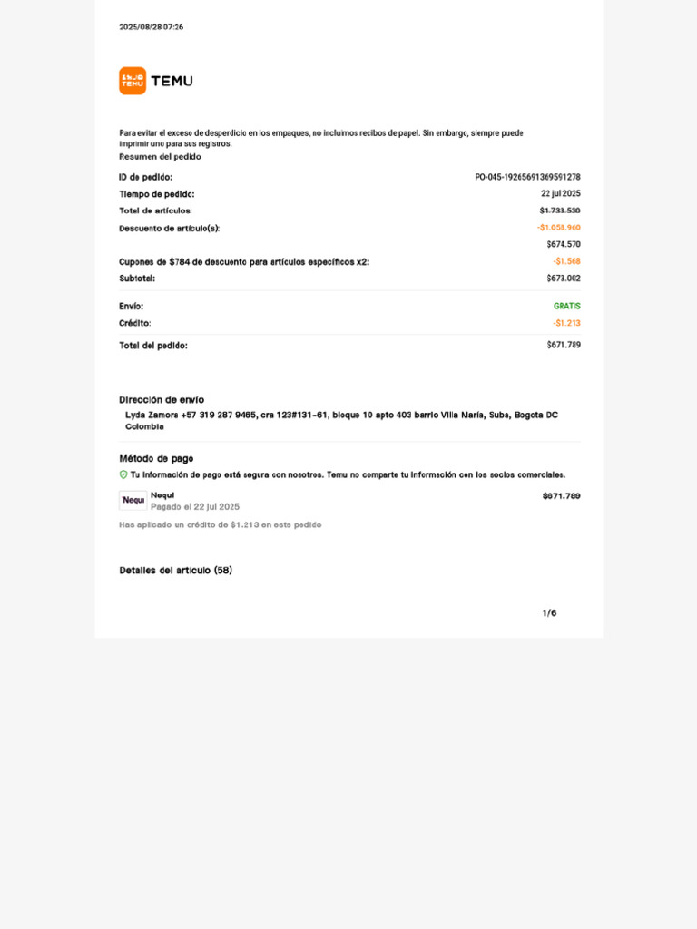Temu Web Document | PDF